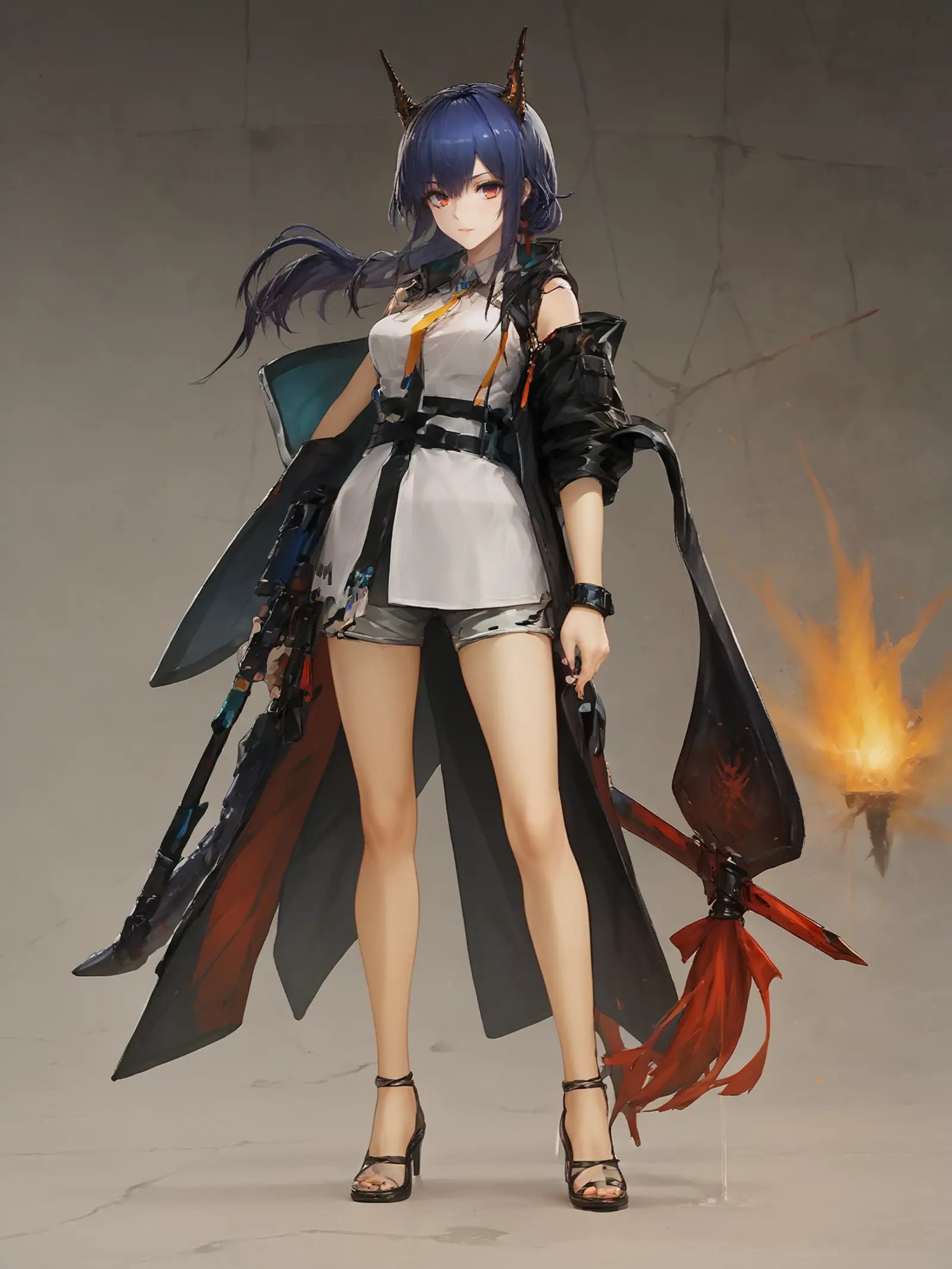[Hypergryph (Arknights)] Ch'en Character PonyXL - v1.0 | image created ...