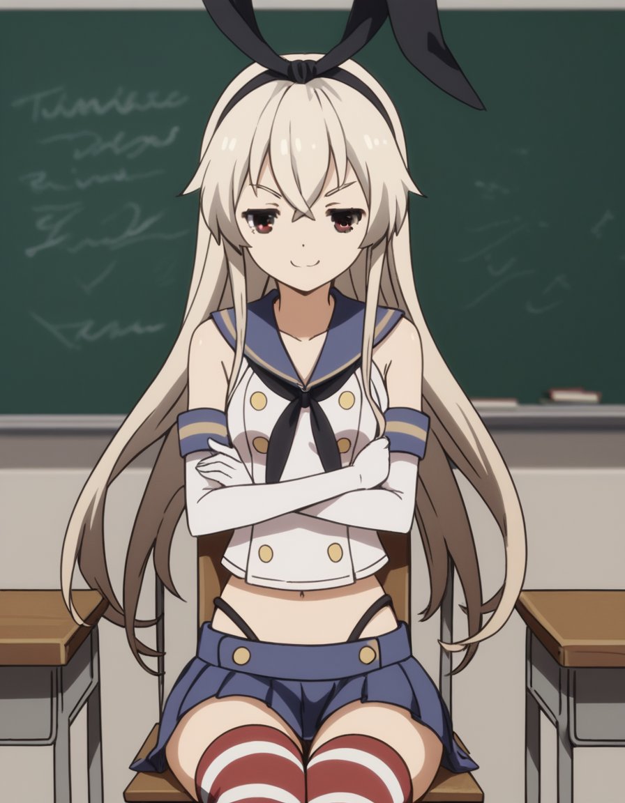 Shimakaze (島風) - KanColle: Kantai Collection - anime s1 | image created ...