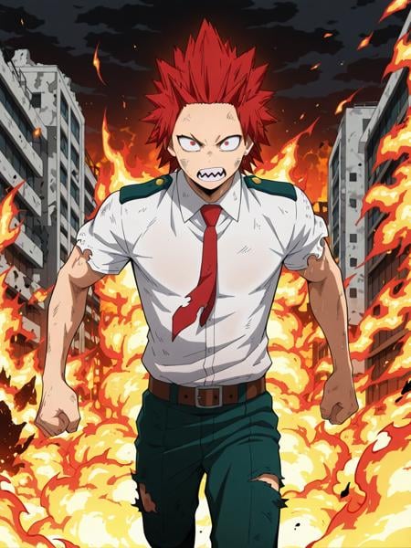 Kirishima Eijirou by ShiftRegister - Illustrious + Pony | image created ...