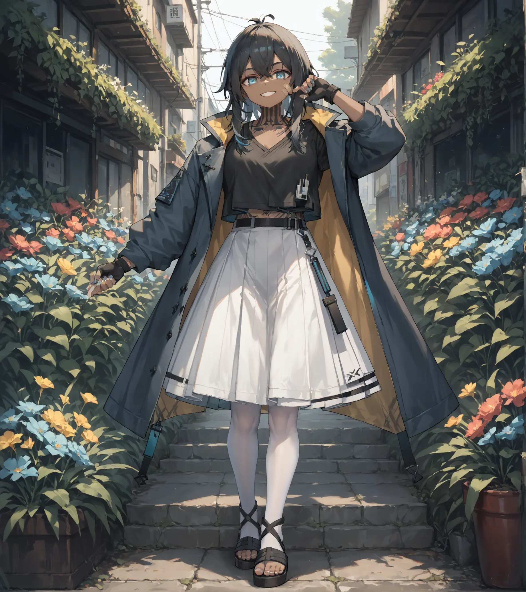 [Arknights] Flint [Standart outfit + "Gorgeous F.. - V1 | image created ...