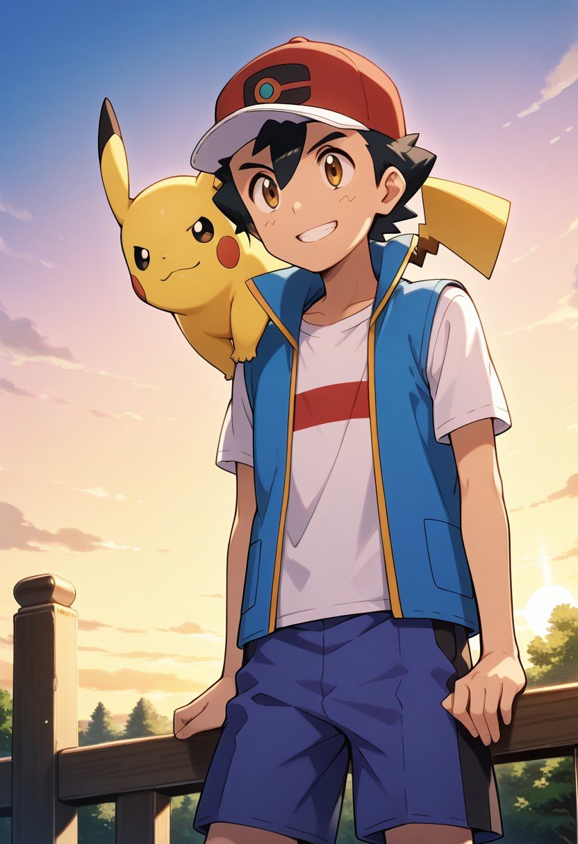 Ash Ketchum - Pokemon Journeys by Redyaan - Pony + Illustrious | image ...