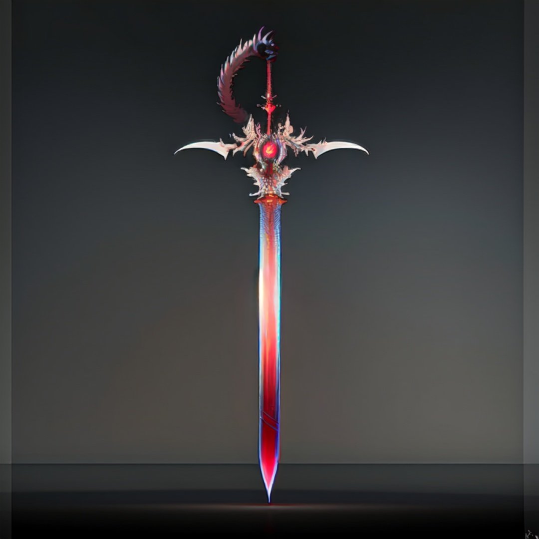 soul fire sword : : illustrate | image created by | Tensor.Art