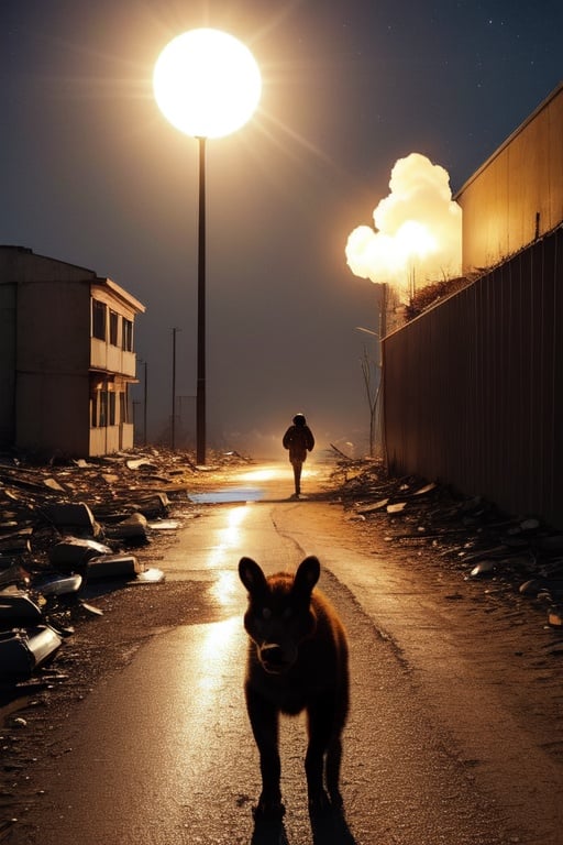 apocalyptic world desolate uni | image created by | Tensor.Art