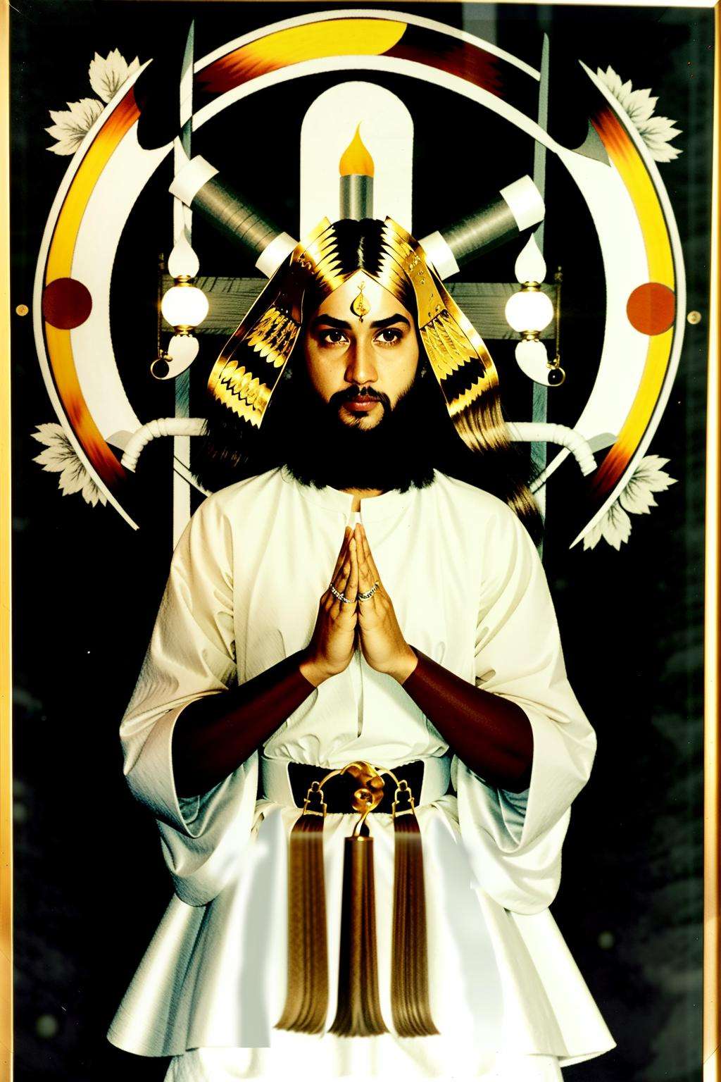 ( cult ,) occult, cult leader | image created by | Tensor.Art