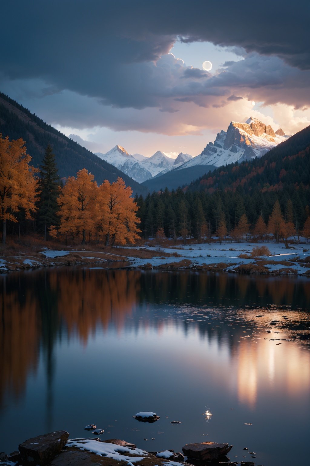 photo RAW,(autumn,mountains a | image created by | Tensor.Art
