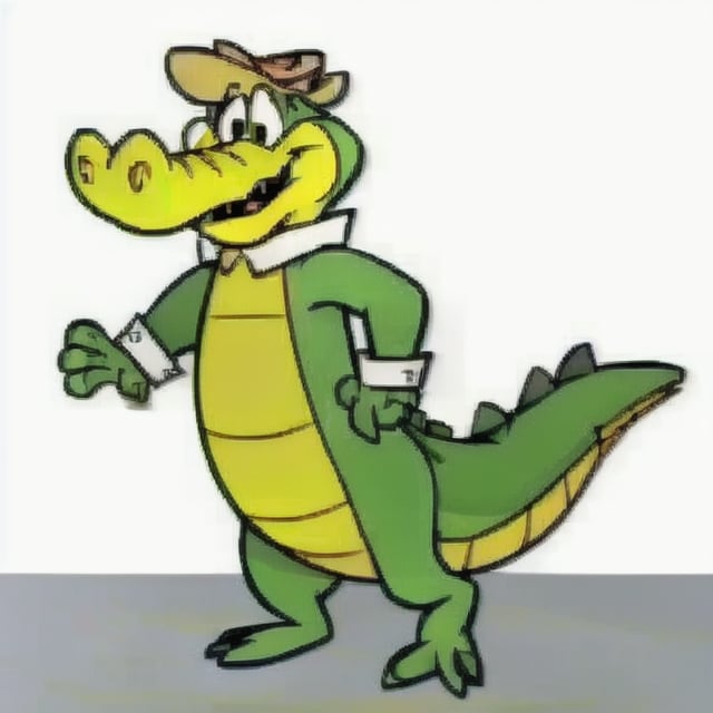 Wally Gator, male, alligator, | image created by | Tensor.Art
