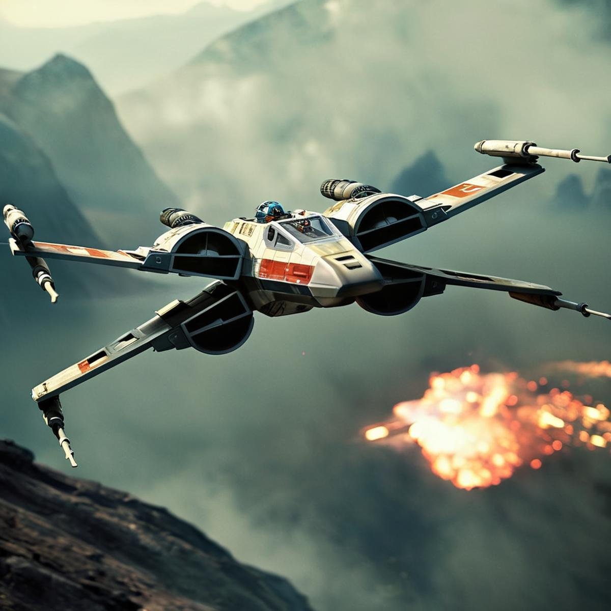 Star Wars Air, Land & Sea Vehicles XL (Choose from list) - X-wing v1.0 ...