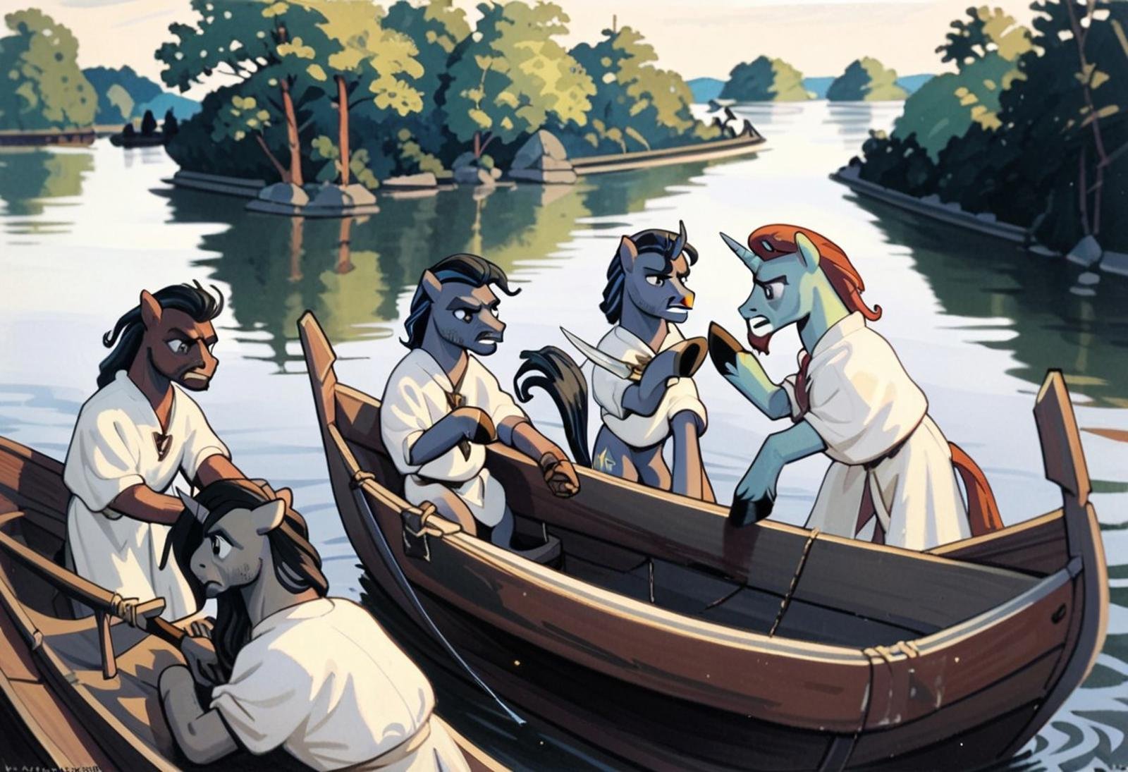 Akseli Gallen-Kallela - Kalevala - PONY_V0.1 | image created by ...