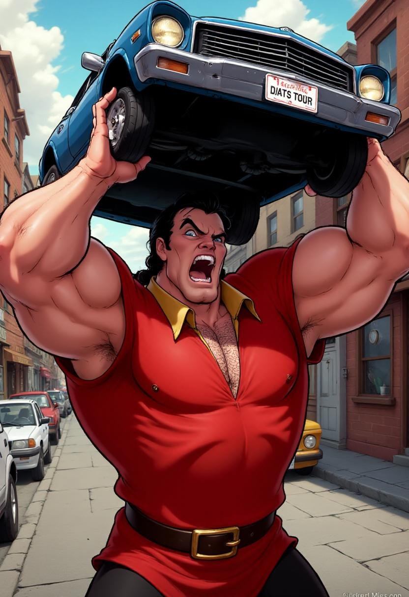 Gaston - Beauty and the Beast [FLUX] - v1 | image created by kftiger ...