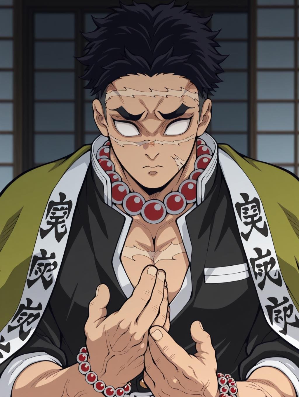 Gyomei Himejima —— 《Demon Slayer》 - V1 | image created by Karus ...