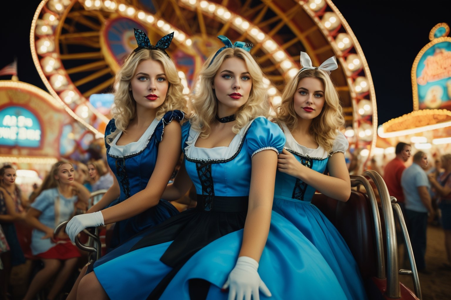 Photo Close-up of Alice in Won | image created by NowhereManGo | Tensor.Art