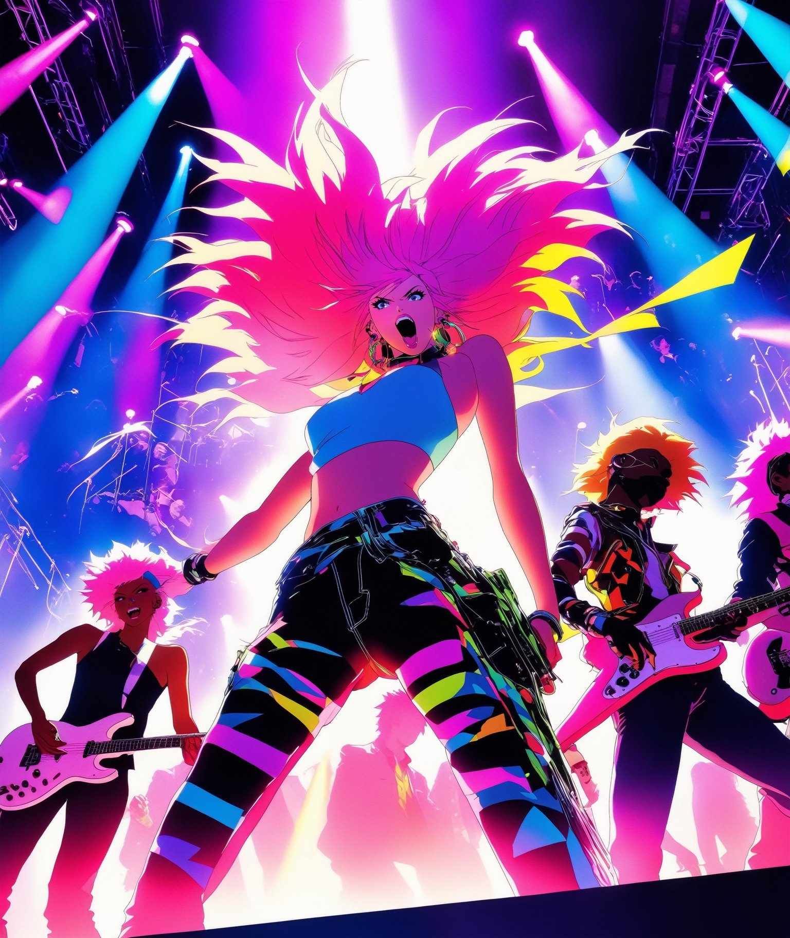 Prompt study: Jem and the Holo | image created by NowhereManGo | Tensor.Art