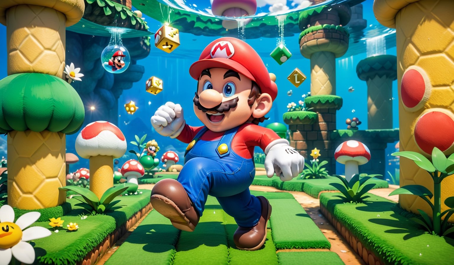 Super Mario 3D World | image created by Ryumaru | Tensor.Art