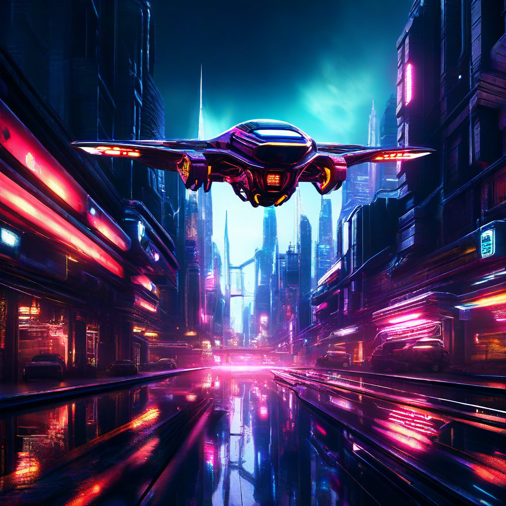 a futuristic cyberpunk city, a | image created by user_tramontino ...