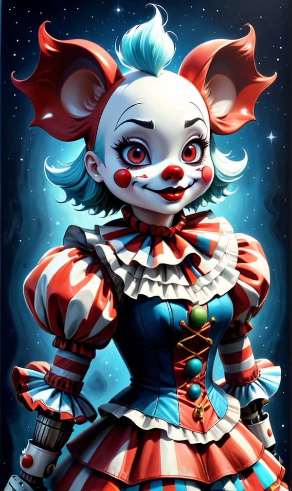 Clown girl | image created by BooAImagery | Tensor.Art