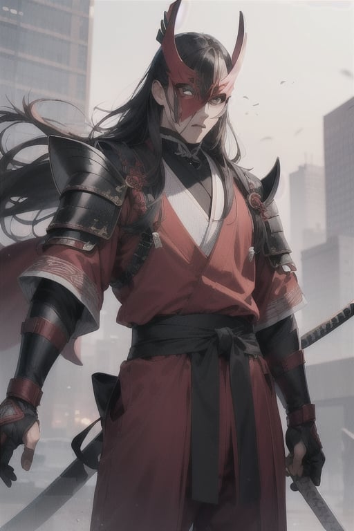 15 years old samurai Male with | image created by cronoalves | Tensor.Art