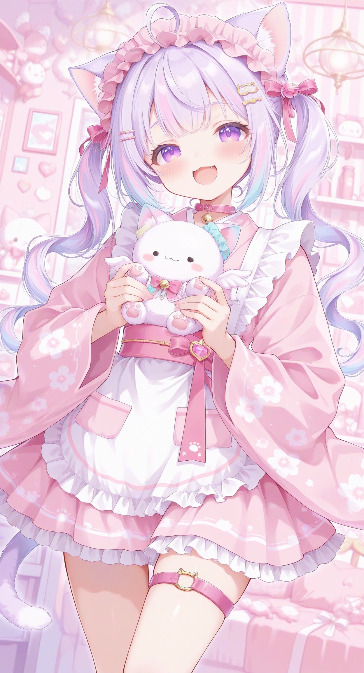 1 girl , pastel colored twint | image created by Risk_Art | Tensor.Art