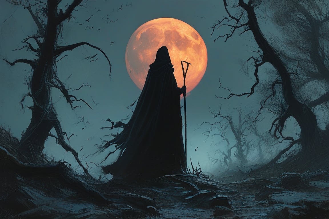 A captivating dark fantasy sce | image created by Yabba | Tensor.Art