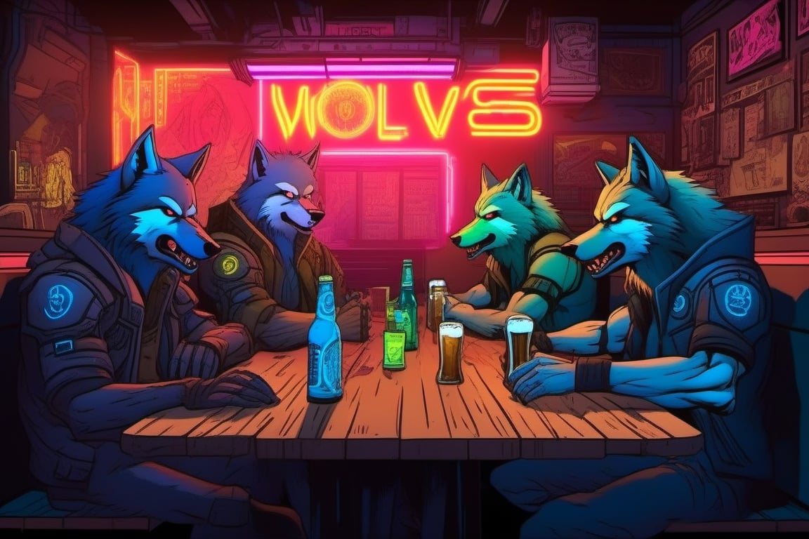 werewolves | image created by Kinji | Tensor.Art