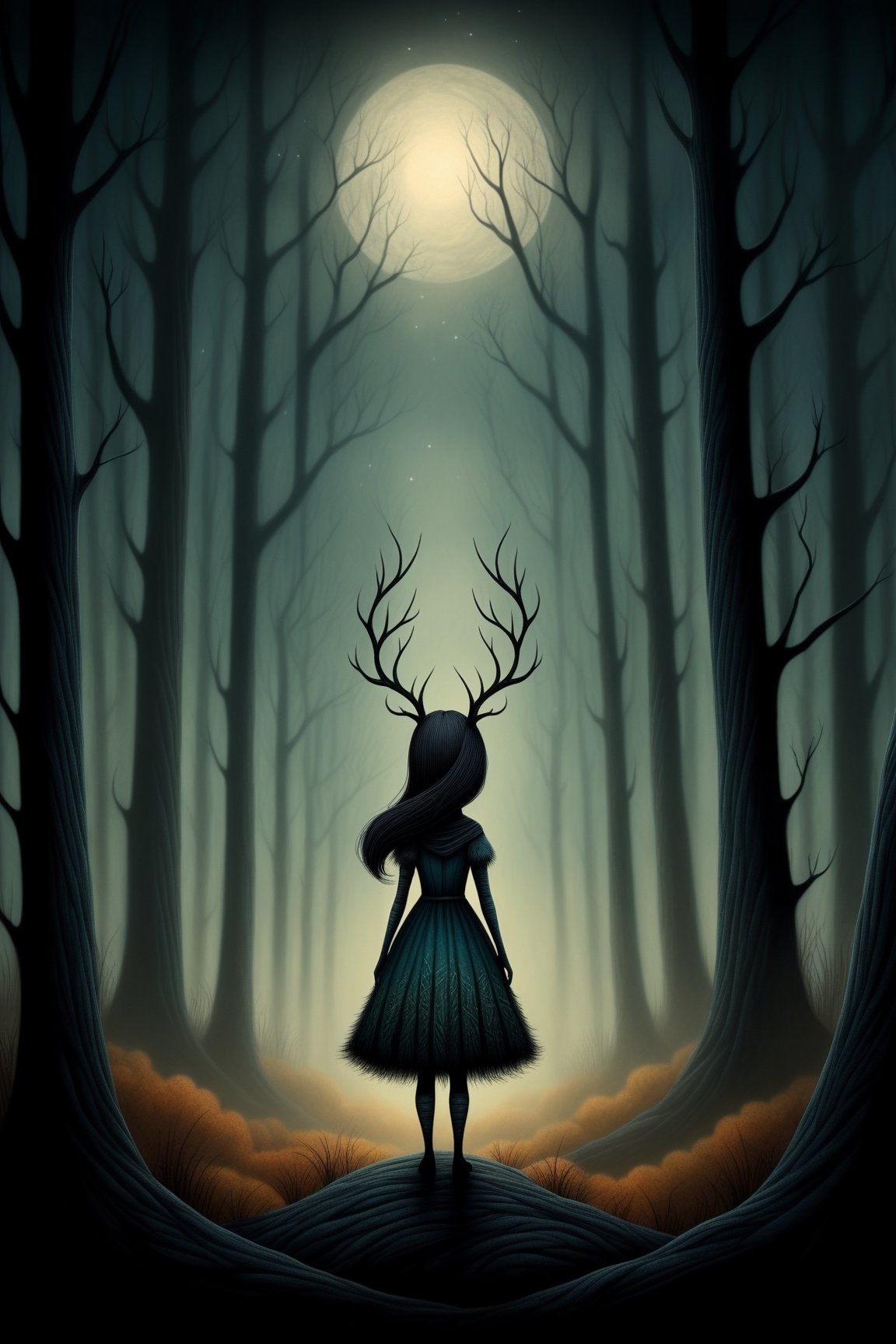 Dark fantasy meets horror, pos | image created by muf00d | Tensor.Art