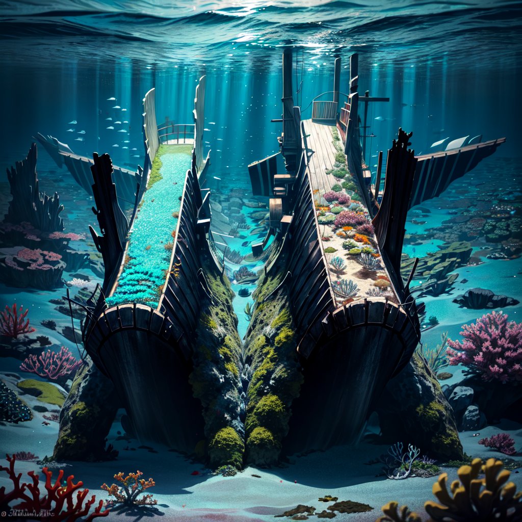 Under The Oceans | image created by DaveOliver | Tensor.Art