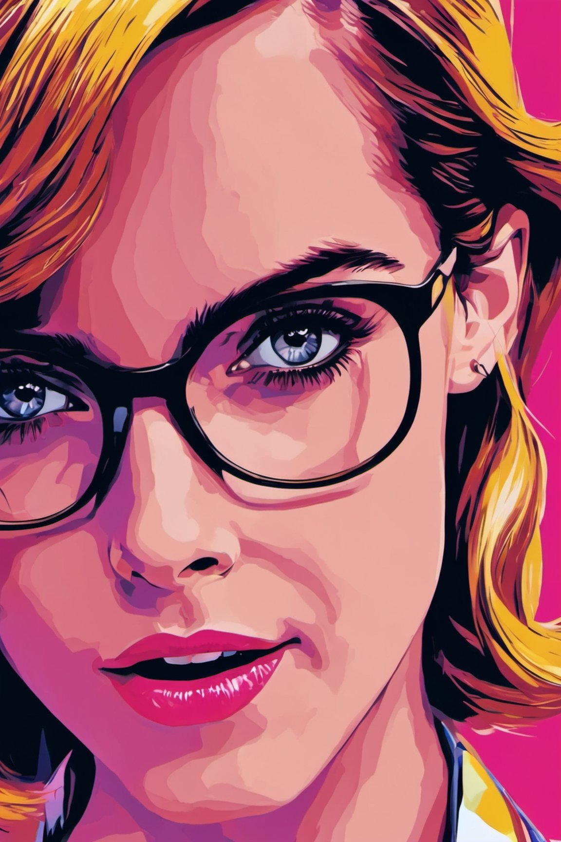 PoP art girl | image created by NukeA.I | Tensor.Art