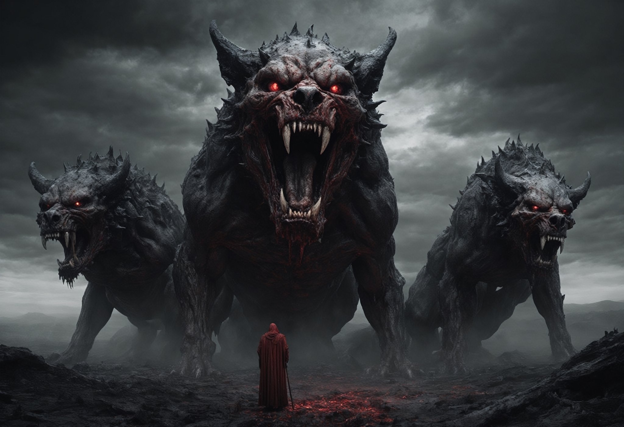 Dante's Inferno Third Circle F | image created by SimX0791 | Tensor.Art
