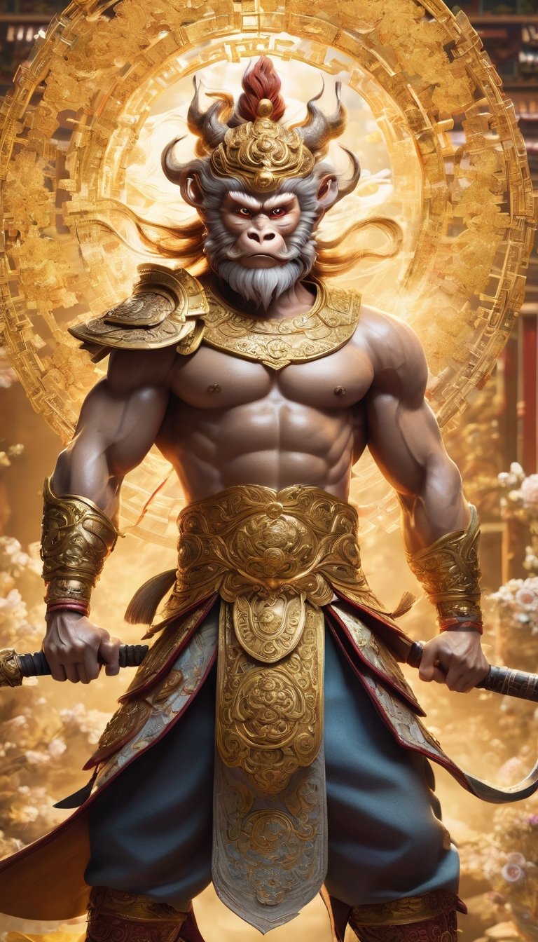 Sun Wukong mixed showcase | image created by SimX0791 | Tensor.Art