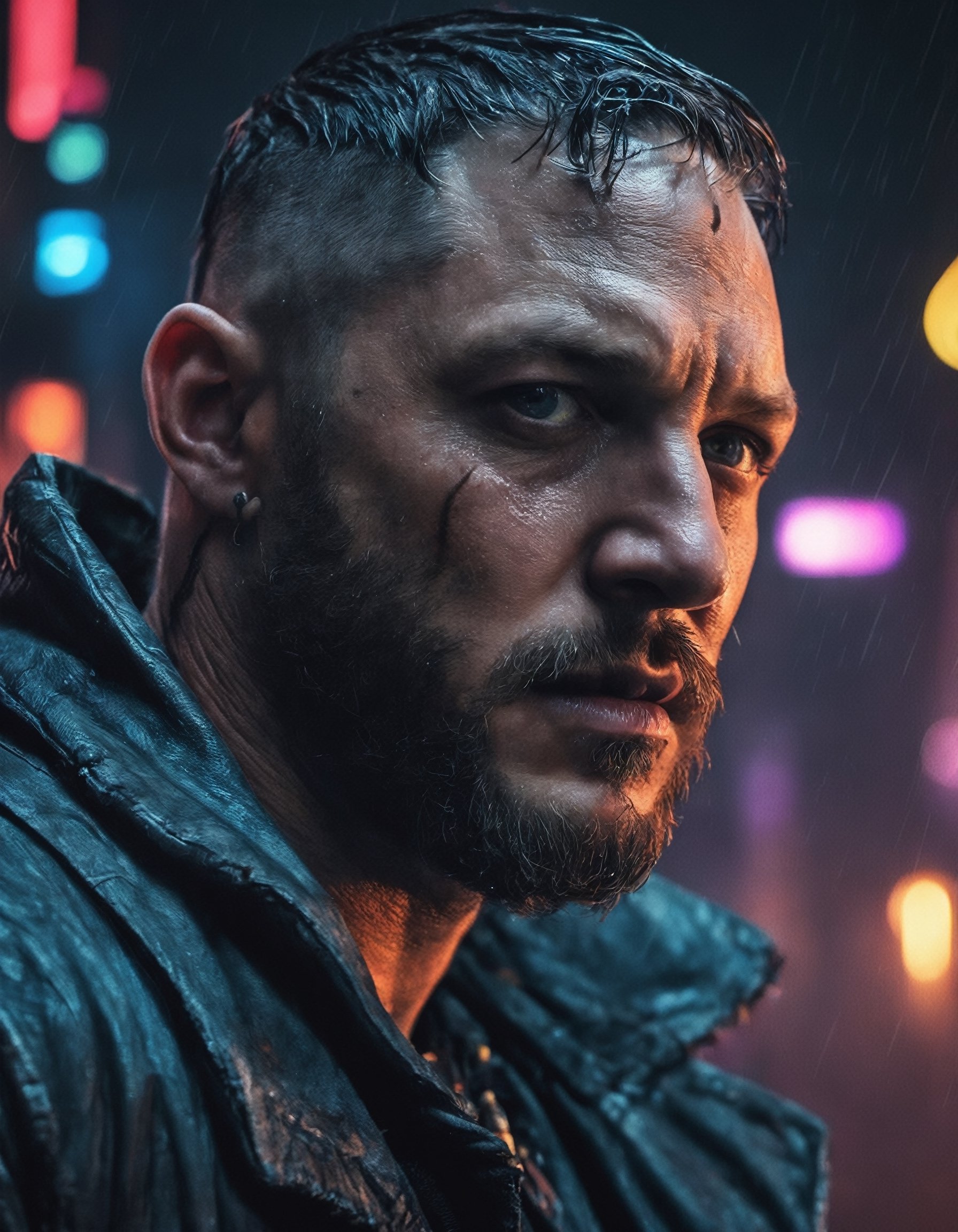 set in a cyberpunk realm, visu | image created by SimX0791 | Tensor.Art
