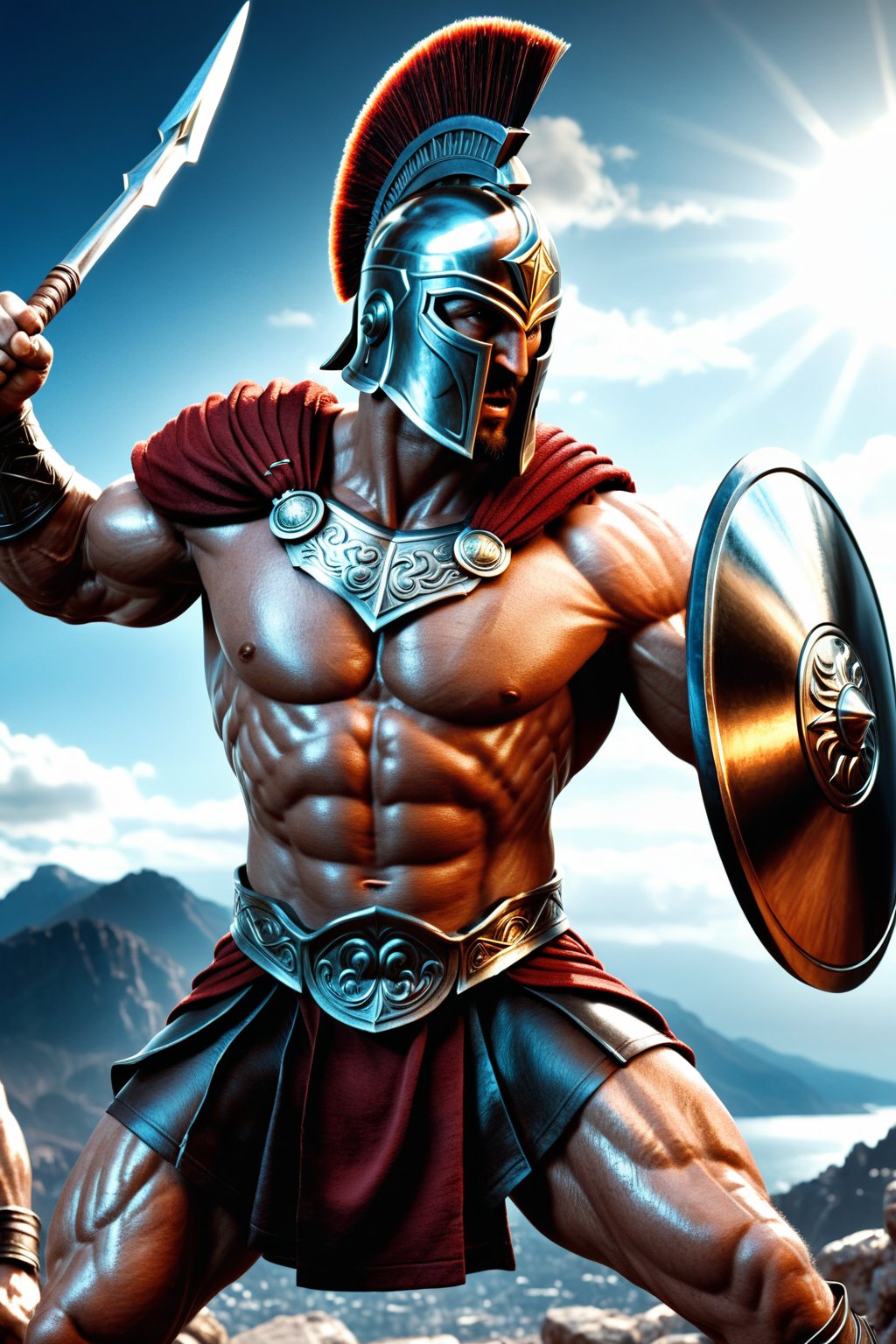 Spartan | image created by Sparthano | Tensor.Art