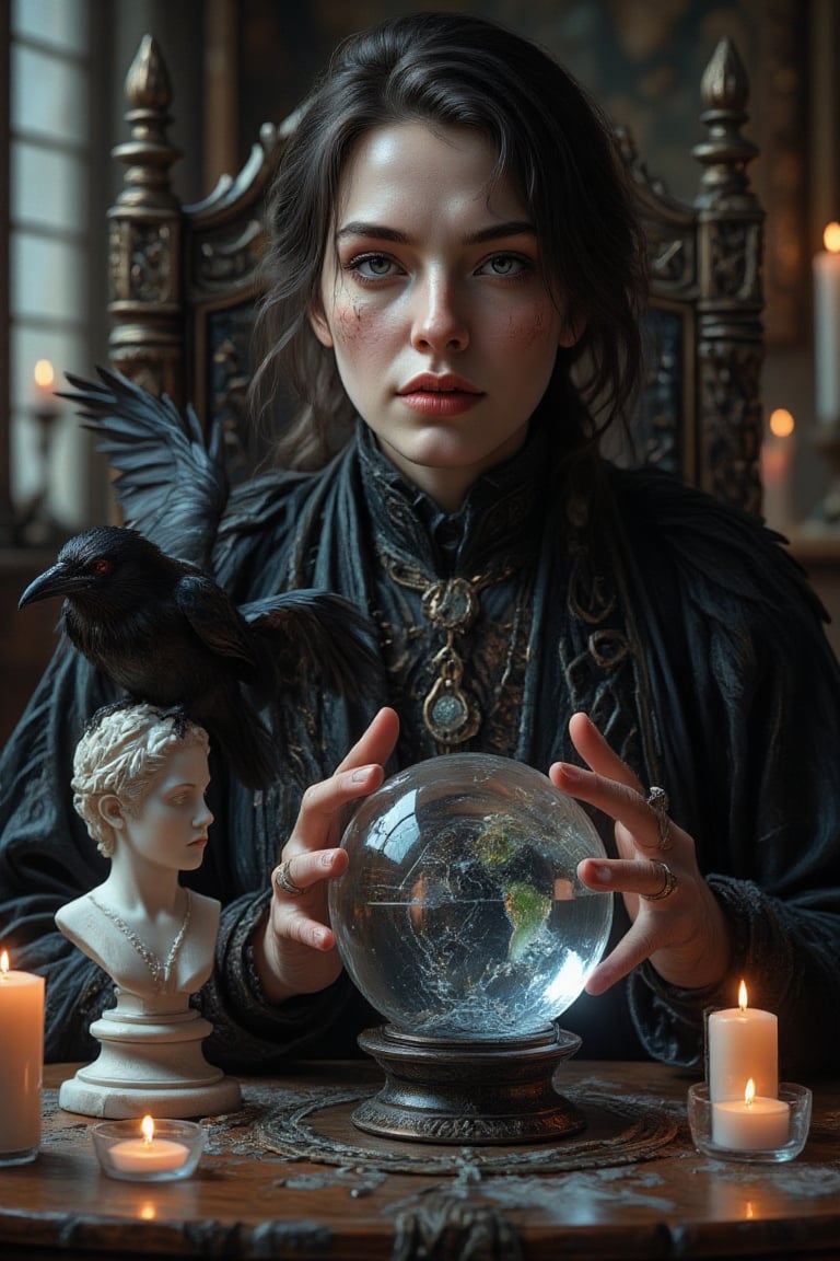 Witch fortune teller | image created by miramura101 | Tensor.Art