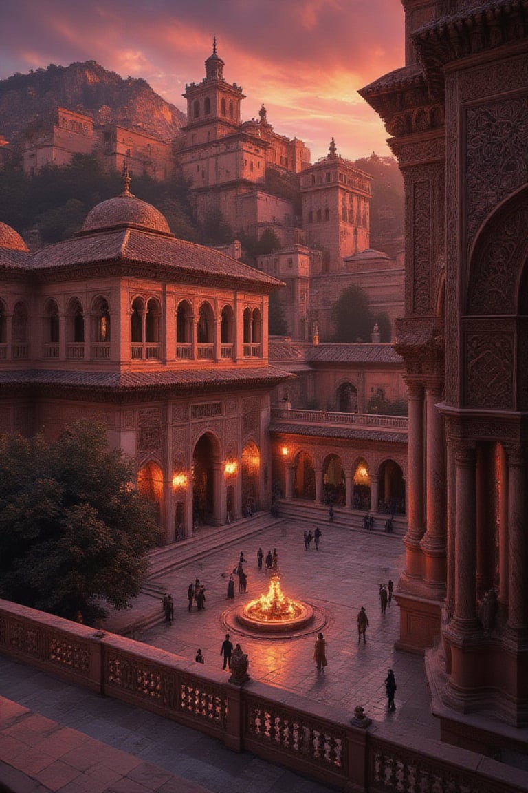 Alhambra palace in Granada | image created by miramura101 | Tensor.Art