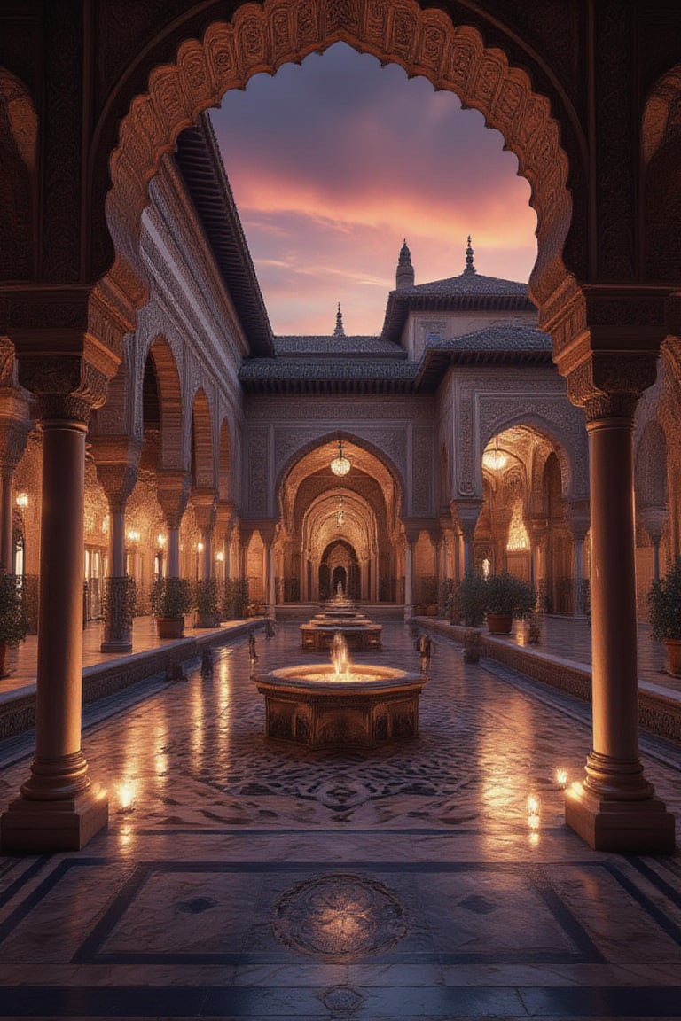 Alhambra palace in Granada | image created by miramura101 | Tensor.Art