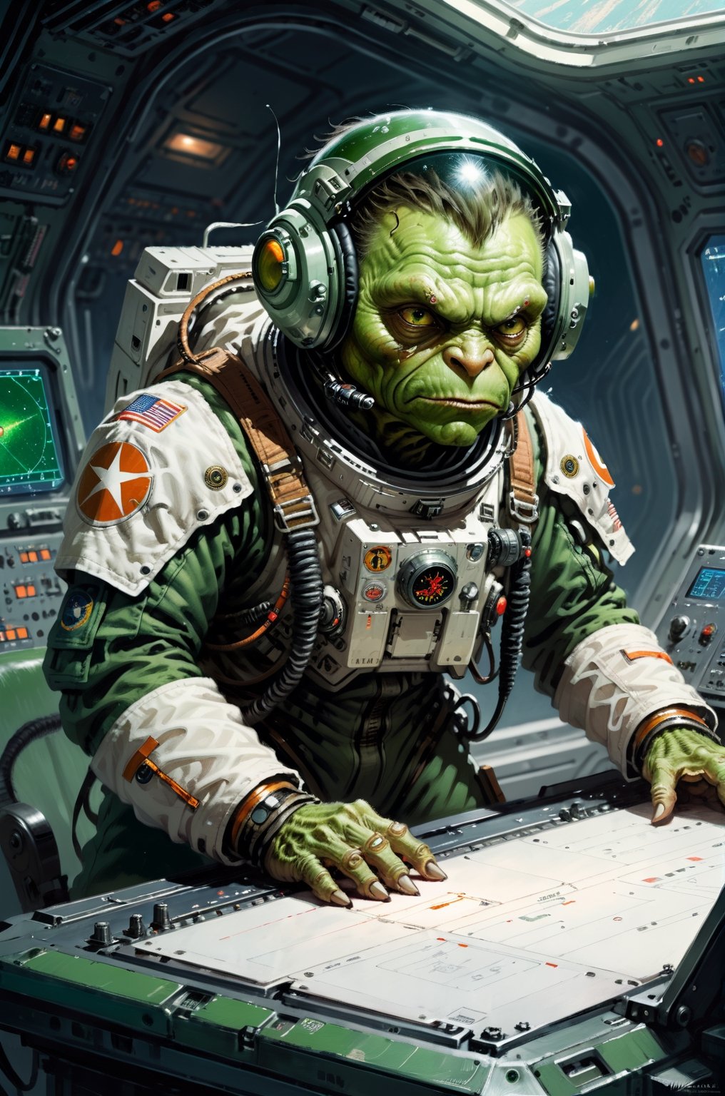 Goblin Space Pilot preparing f | image created by miramura101 | Tensor.Art