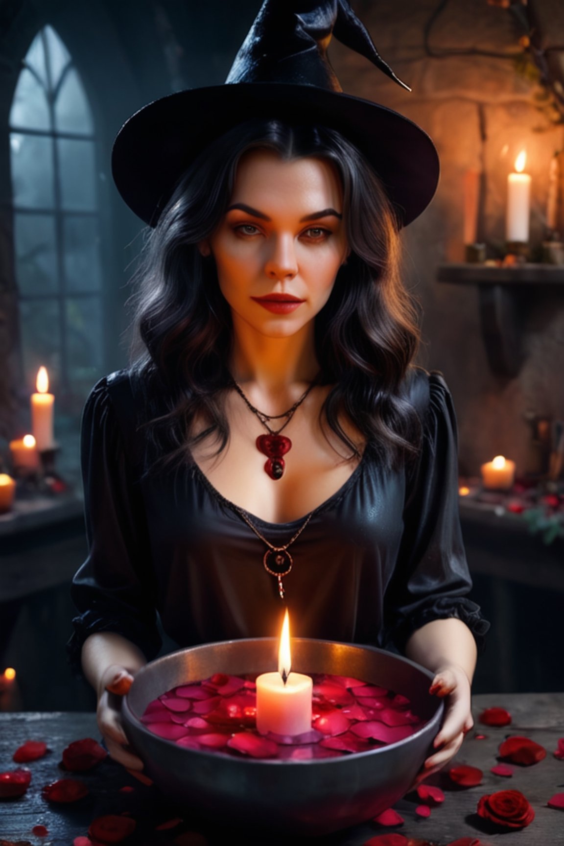 a witch | image created by Xairz | Tensor.Art