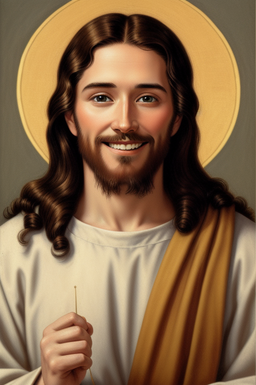 SMILING JESUS CHRIST | image created by RENJITH | Tensor.Art