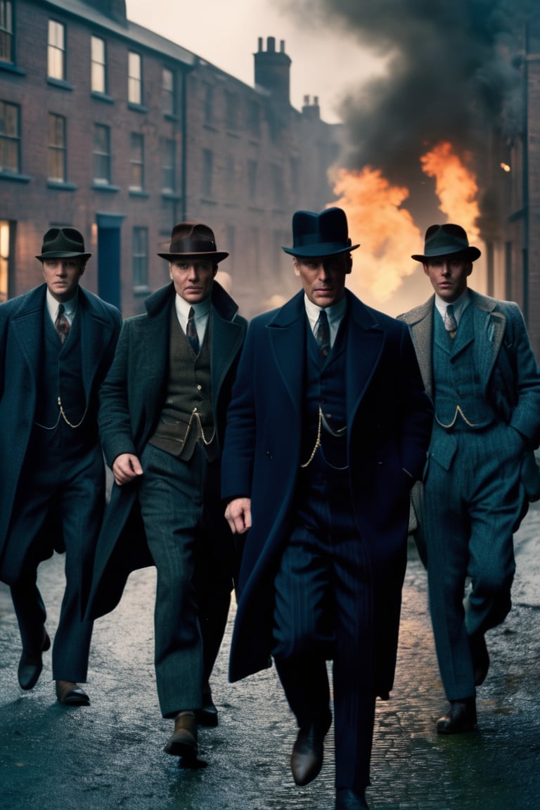 color photo of "Peaky Blinders | image created by SDG | Tensor.Art