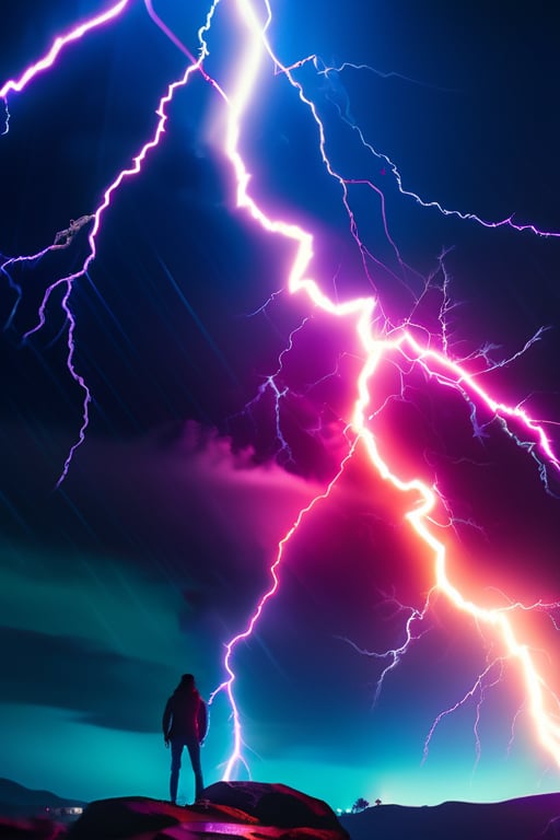 I love lightning! Thank you fa | image created by SifuDragon66 | Tensor.Art