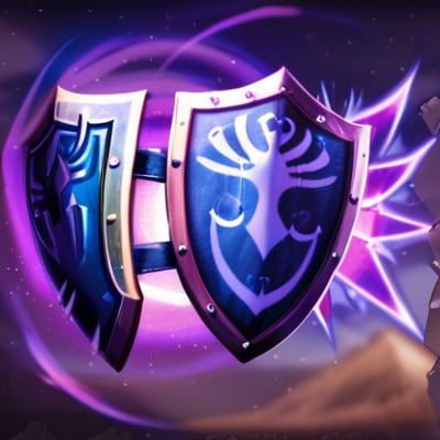 purple shield | image created by web66 | Tensor.Art
