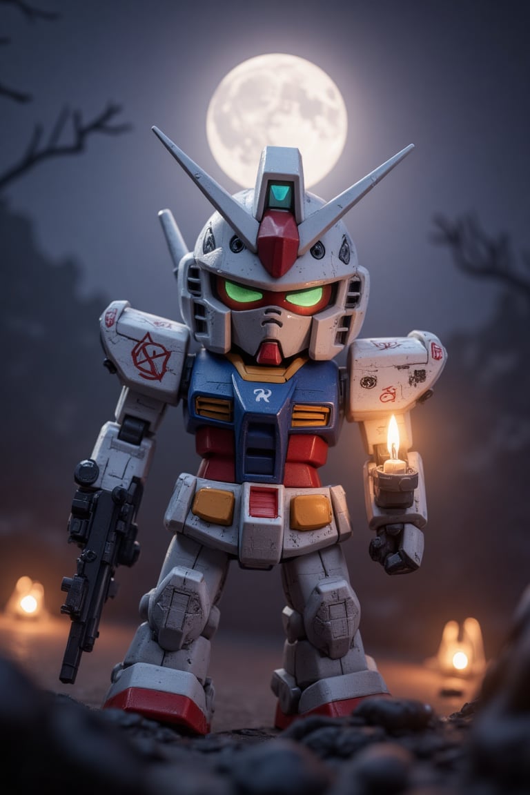 Gundam Halloween 2 | image created by Cowart | Tensor.Art