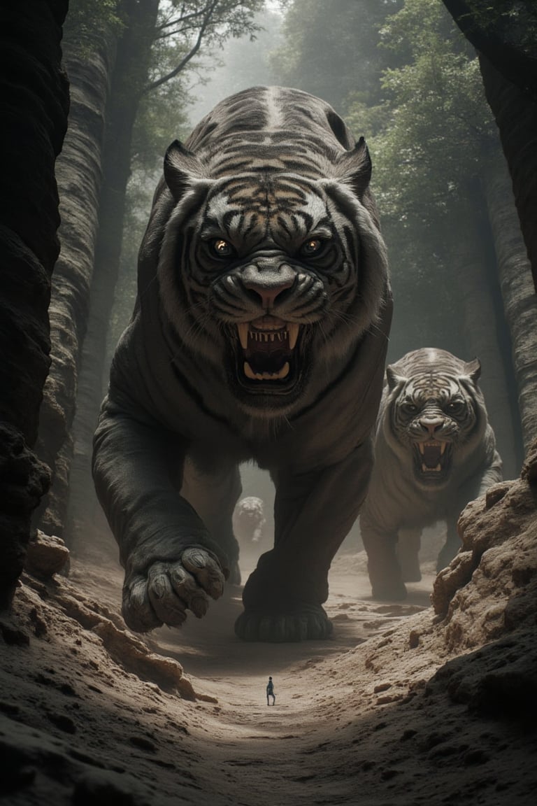 A fierce and imposing scene fe | image created by Fateline | Tensor.Art