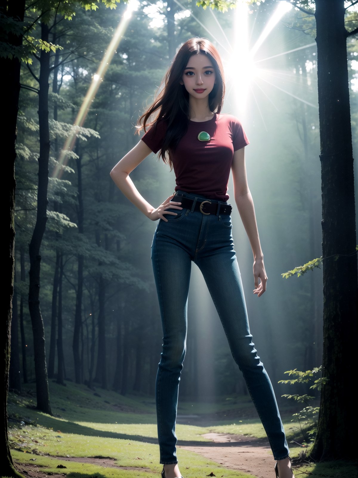 Jeans Girl's Astro~Reality🌑-0 | image created by Frisso83 | Tensor.Art