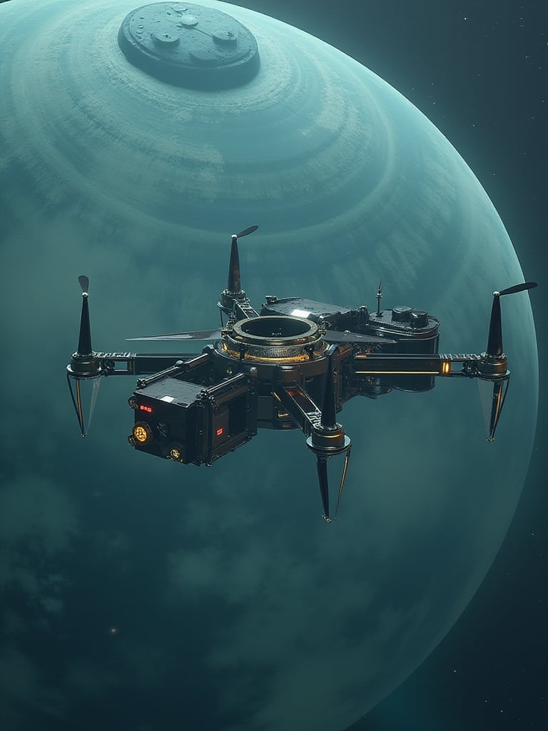 A gas-adapted robotic drone, s | image created by leandrostasi | Tensor.Art
