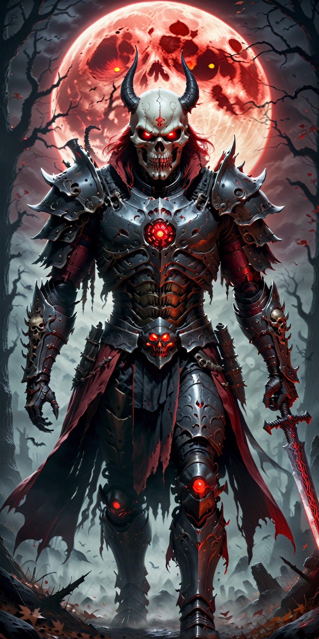 #halloween style dark warrior | image created by Agone | Tensor.Art