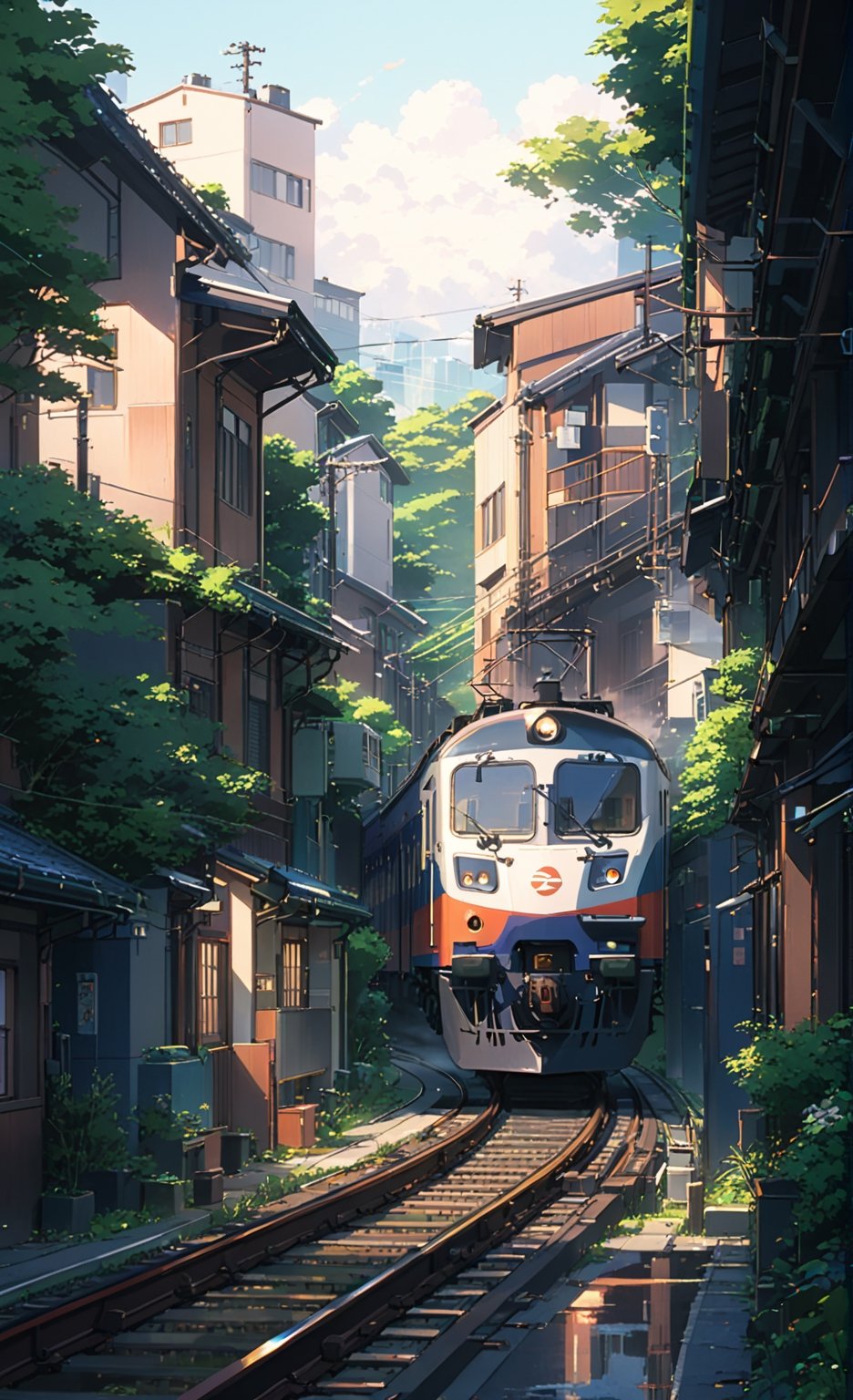 Masterpiece, anime train on tr | image created by Kenpage | Tensor.Art