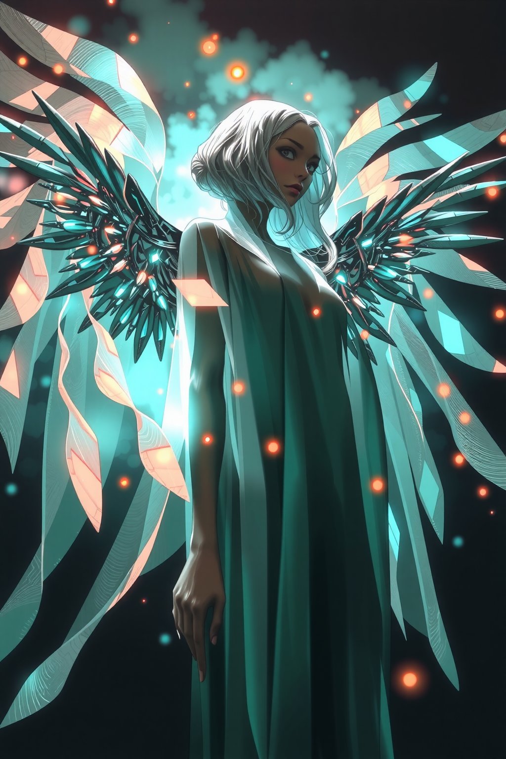 In a dreamlike atmosphere, a d | image created by Kenpage | Tensor.Art
