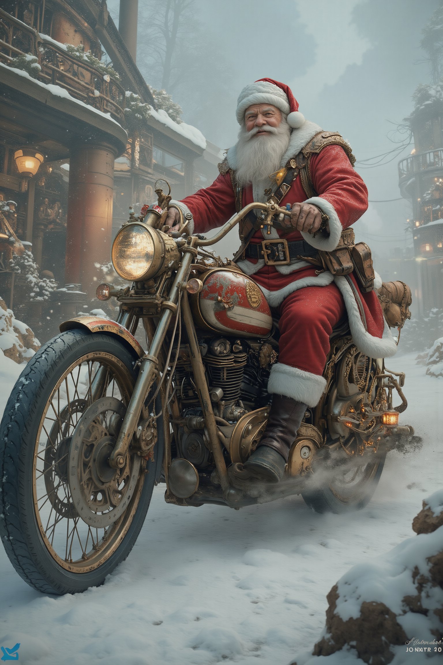 "Santa Claus as a legendary st | image created by Wiechutoja | Tensor.Art