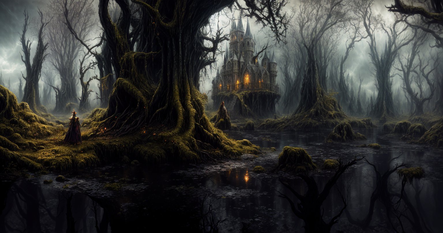 House of the necromancer | image created by Ollmer | Tensor.Art
