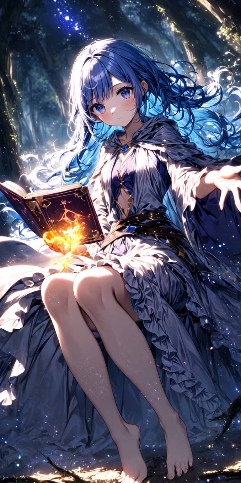 A sweet sorceress girl, in a w | image created by Jleo | Tensor.Art