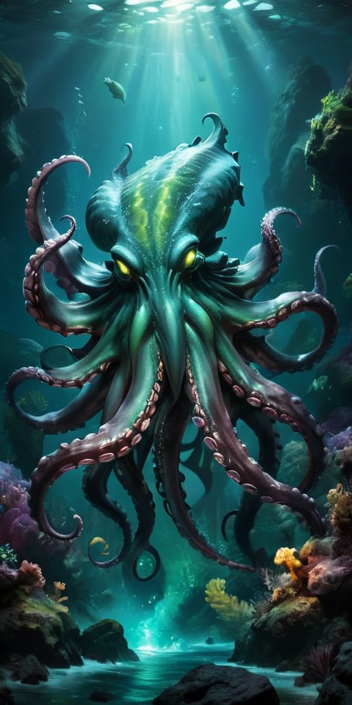 Abyssal Monstrosity A creature | image created by Caption Master ...